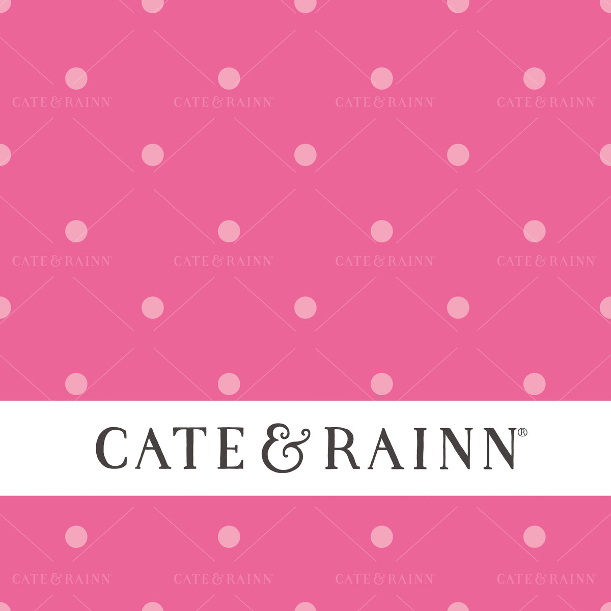 Summer Hot Pink Polka Dots Penelope — Little Rays Fabric