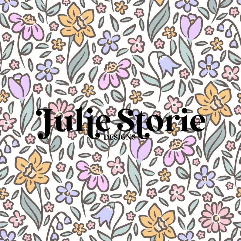 Spring Flowers JS — Little Rays Fabric