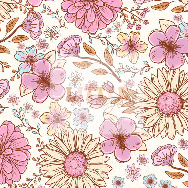 Spring Floral - Little Rays Fabric