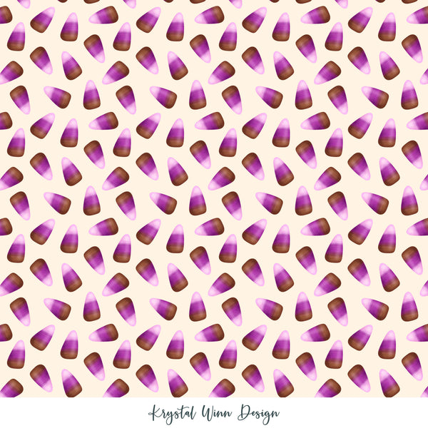 Candy Corn Purple - Little Rays Fabric