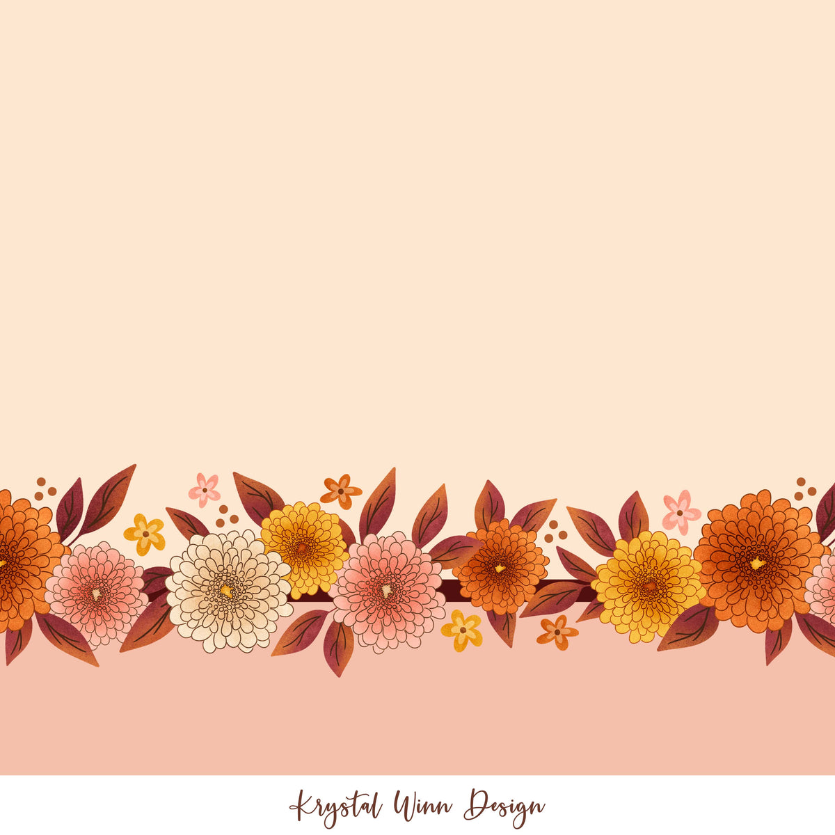 Mum Border Print. — Little Rays Fabric