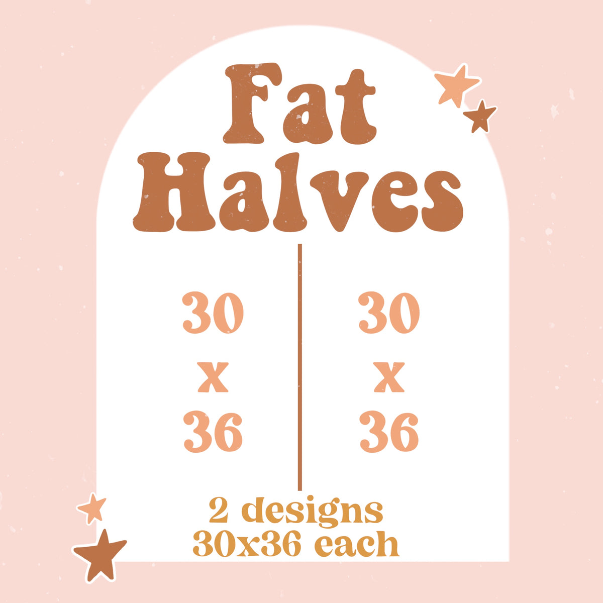 Fat Halves (2-1) — Little Rays Fabric