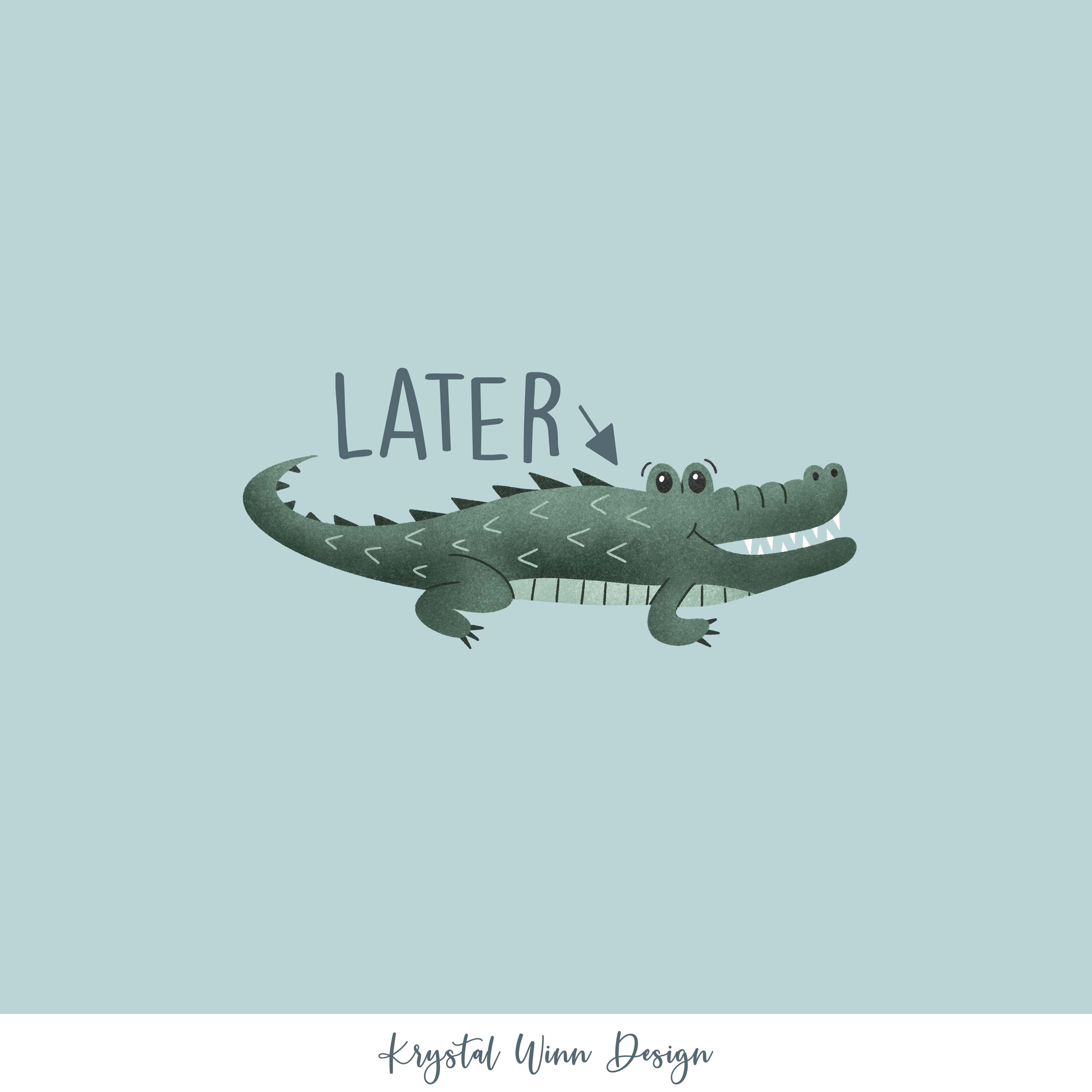 later gator — Little Rays Fabric