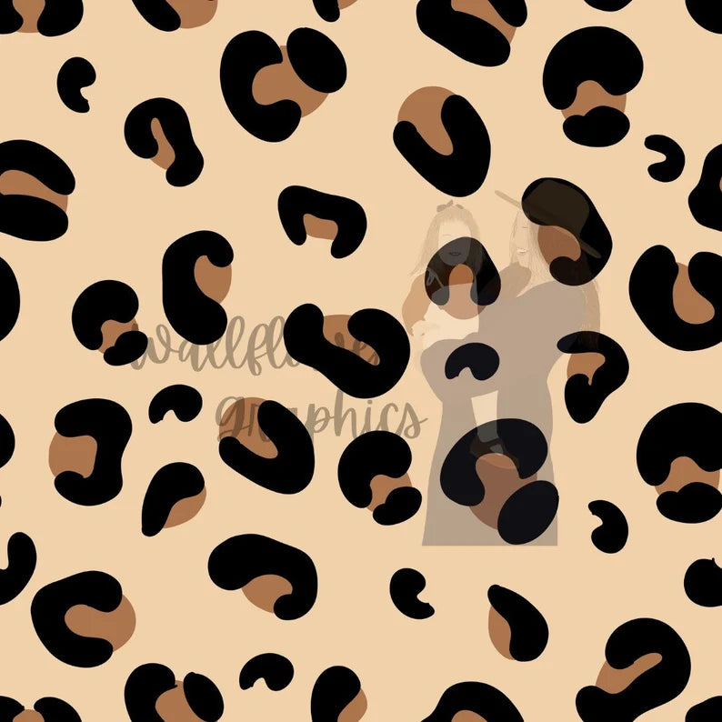 Neutral Cheetah Print — Little Rays Fabric