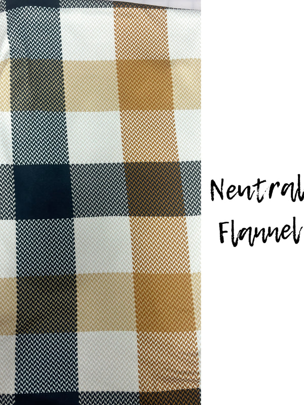 Neutral Flannel - Little Rays Fabric